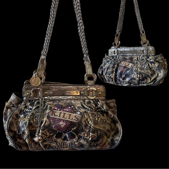 Ed Hardy | Bags | Rare Ed Hardy Shoulder Bag | Poshmark